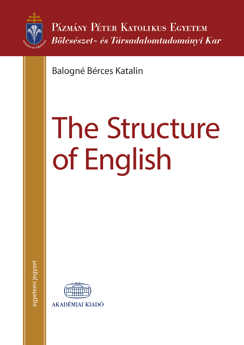 The Structure of English - Bérces Katalin Balogné - MeRSZ